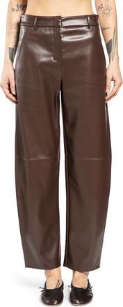 Max Mara Coated Barrel Leg Trousers