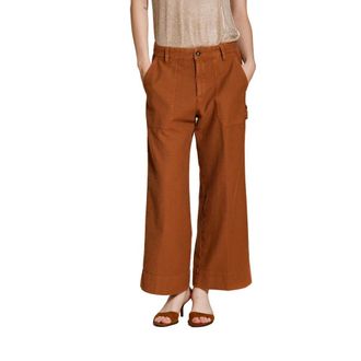 Mason's Femme, Pantalons, Brun, Taille: 42 FR Pantalon Cargo Large Dallas