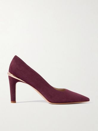 Gabriela Hearst Escarpins En Daim Edwina - Bordeaux