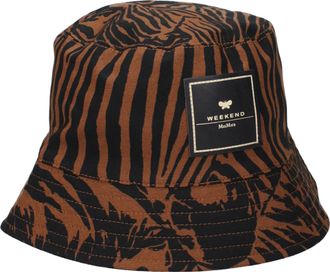 Max Mara Weekend Cotton Chapeaux Femme Marron