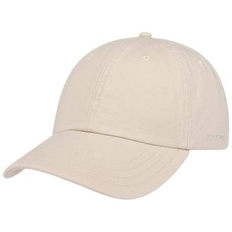 Stetson Rector Basecap Damen Herren Baumwollcap Sonnenschutz UV-Schutz 40+ Gr&ouml;&szlig;enverstellbar Baseballcap Sommer Winter Hellbeige One Size