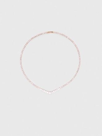 Maje Strasskette In Wasserfall-optik - Golden - Maje