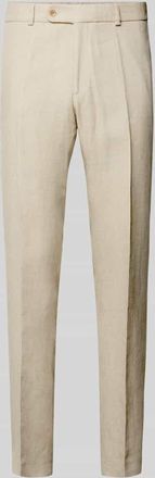 Carl Gross Slim Fit Leinenhose mit Woll- und Viskose-Anteil Modell Shiver