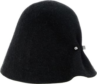 Jacquemus JA343541BM Merino Wool Felt Beanie - Black
