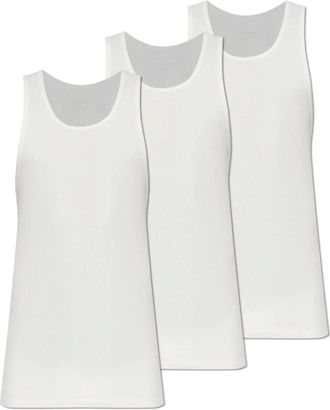 AllSaints Homme, Tops, Blanc, Taille: XL Lot de trois d&eacute;bardeurs c&ocirc;tel&eacute;s