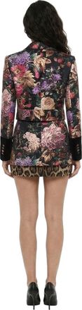 Dolce & Gabbana Womens Multicolor Elastane Blazer Clothing