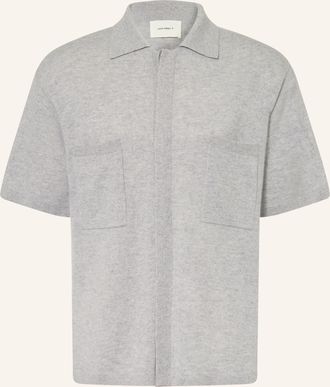 Lisa Yang Lisa Yang Strickhemd Ethan Aus Cashmere grau