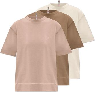 Moncler Femme, Tops, Beige, Taille: 38 FR T-shirt Day-Namic