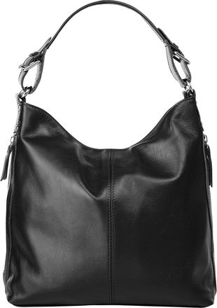Samantha Look Handtasche Echt Leder Damen | Made in Italy, elegante Schultertasche, Umh&auml;ngetasche aus Leder | 017580