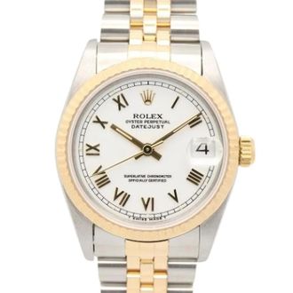 Rolex Pre-owned Datejust 31mm - Homme - Pre-owned - Blanc - Taille: ONE Size