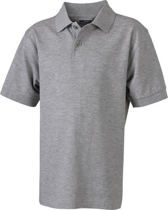 James & Nicholson Klassisches Unisex Poloshirt, Gr&ouml;&szlig;e:XXL;Farbe:Grey Heather XXL,Grey Heather