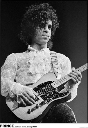 Prince Poster LIVE Joe Louis Arena Chicago 1984