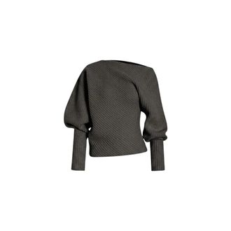 Alberta Ferretti Damen, Strickwaren, Grau, XLGr&ouml;&szlig;e