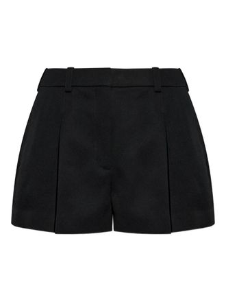 Givenchy short &agrave; design pliss&eacute; - Noir