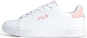 Fila COURTBAY Linear WMN Baskets pour Femme Blanc/Rose poudr&eacute; Taille 36 EU, Blanc poudr&eacute; Rose, 36 EU