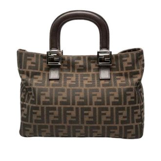 Fendi Pre-owned Canvas Tote - Femme - Pre-owned - Brun - Taille: ONE Size