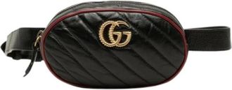 Gucci Pre-owned Sac banane matelass&eacute; - Femme - Pre-owned - Noir - Taille: ONE Size