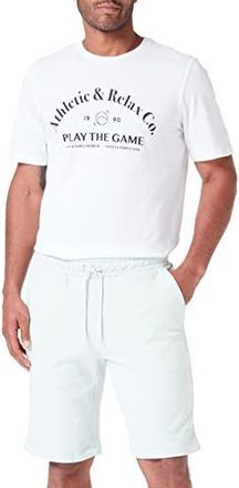 Jack & Jones Jpstfaded Short de Sport survêtement, Bleu pâle, M Homme