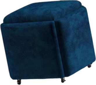 Generic 5-in-1-Stapelhocker, Schlafzimmer-Fu&szlig;st&uuml;tze, Ottomane, Eingangshocker-Set, for Balkon, Garten, Innenhof, B&uuml;ro (35 x 35 cm/45 x 45 cm)(Color 5,35x35x35