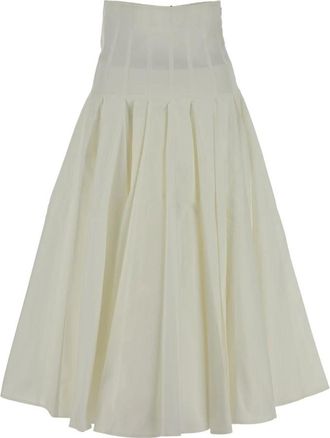 Jacquemus Femme, Jupes, Blanc, Taille: 36 FR Midi Skirts