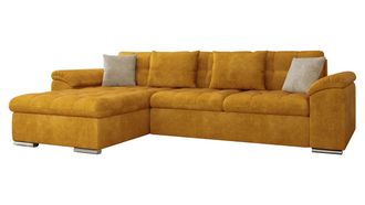 Mirjan24 Ecksofa Diana, Eckcouch mit Bettkasten und Schlaffunktion, Elegante Couch, Polsterecke Sofa, Couchgarnitur, Schlafsofa, Bettsofa (Wave 05 + Wave 02, E