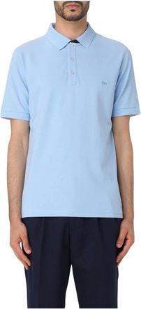 Fay Homme, Tops, Bleu, Taille: S Polo à Manches Courtes