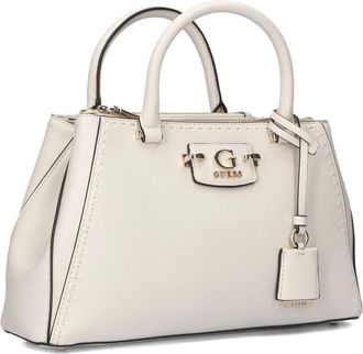 Guess Femme, Sacs, Blanc, Taille: ONE Size &Eacute;l&eacute;gant Sac Satchel Blanc