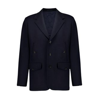 Boglioli Homme, Vestes, Bleu, Taille: XL Veste &Eacute;l&eacute;gante en Laine avec Revers