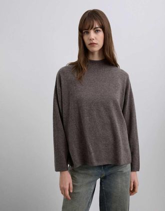 Scalpers Merper - Pullover in dunklem Taupe-Neutral