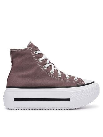 Converse Sneakers aus Stoff Chuck Taylor All Star Lift Double Stack A20560C Braun