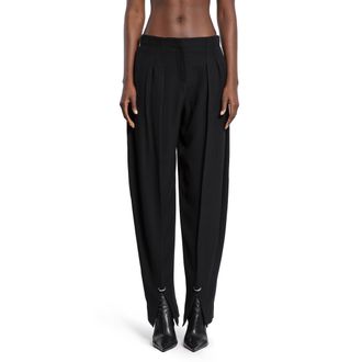 MUGLER Pierced Loose Tailored Trousers