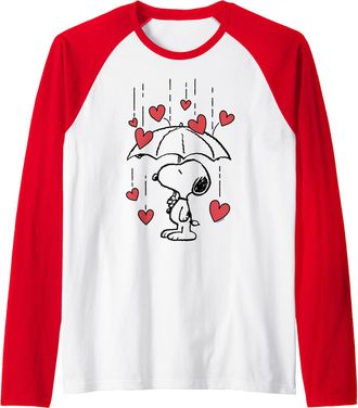 Peanuts Erdn&uuml;sse - Snoopy Heart Rain Raglan