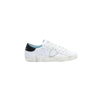 Philippe Model Low Top Sneaker mit Used-Look - - Shoes - Damen - Wei&szlig; - 39 EU