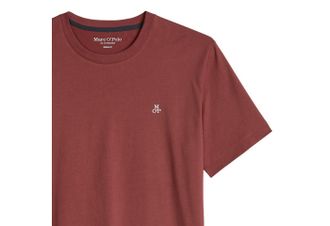 Marc O'Polo T-Shirt Herren T-Shirt 1er Pack Baumwolle Small-Logo (Packung, 1er Pack)