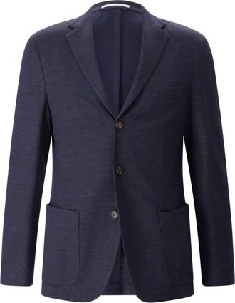 Eleventy Homme, Vestes, Bleu, Taille: 3XL Blazer