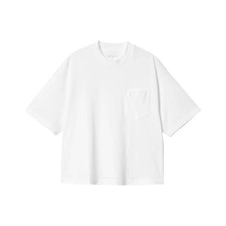 Carhartt Work in Progress T-shirt Colburn &agrave; Manches Courtes - Homme - Tops - Blanc - Taille: M