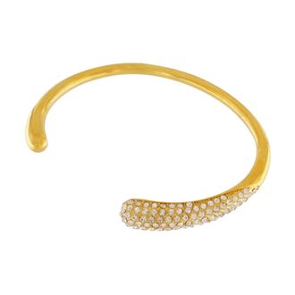 Dansk Copenhagen Vergoldetes CZ Gap Armreif Armband - - Accessories - Damen - Gelb - ONE SIZE