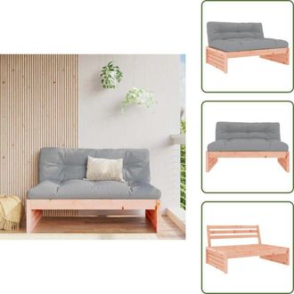 vidaXL Vidaxl - Canap&eacute; central 120x80 cm bois massif douglas - Canap&eacute; Ext&eacute;rieur - Mobilier De Jardin - Canap&eacute; Sectionnel - Meubles De Jardin - Chaise Longue