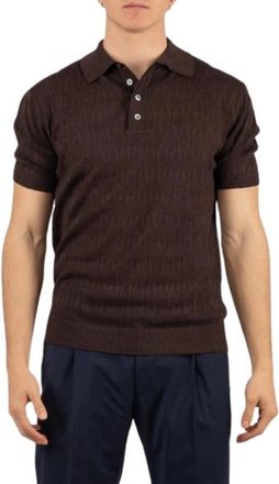 Daniele Fiesoli Homme, Tops, Brun, Taille: XL Polo