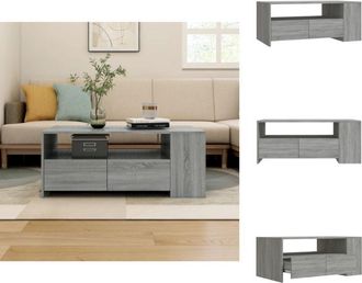 vidaXL Vidaxl - Couchtisch Grau Sonoma 102x55x42 cm Holzwerkstoff - Couchtisch - Wohnzimmertisch - Grau - Holzt Tisch - Holzwerkstoff