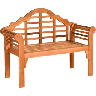 Costway Gartenbank klappbar bis 360kg, Massive Holzbank aus Eukalyptus, Sitzbank 2-3 Sitzer, Parkbank f&uuml;r Terrasse, Balkon, Garten - Costway