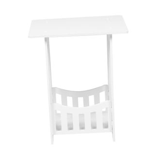 Cabilock Moderner Nachttisch Beistelltisch Schmal aus Robustem Material für Schlafzimmer Wohnzimmer Einfacher Mini Sofa Tisch für Kleine Räume Tragbarer Nachts