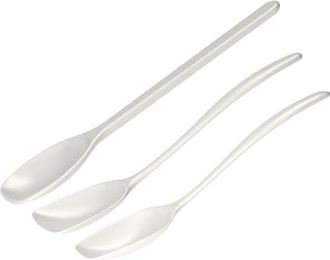 Rosti Mepal NEW Classic Ensemble de cuill&egrave;res 3 pces Blanc