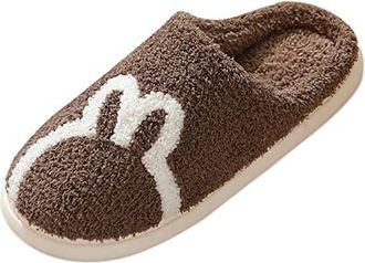 Generic Pantoufles chaudes en coton pour homme et femme - Confortables - En feutre de coton - Chaudes - Confortables - Pour lhiver - Mousse à mémoire de forme