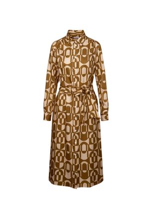 Seidensticker Damen Regular Fit Blusenkleid Langarm Kleid, Gr&uuml;n, 36 EU