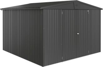BIOHORT Ger&auml;tehaus BIOHORT Europa Gr. 7, verschiedene Farben, dunkelgrau, metallic, Ger&auml;teh&auml;user, Stahl, Qualit&auml;ts-Ger&auml;teschuppen aus Metall