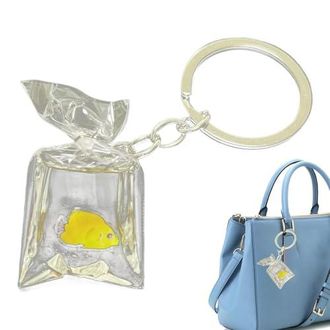 Generico Porte-cl&eacute;s sac &agrave; dos, porte-cl&eacute;s sac &agrave; dos - Ornements d&eacute;coratifs Adorable pendentif pour sac deau avec poisson,Pendentif porte-cl&eacute;s Pendentif sac &agrave; d