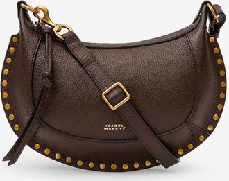 Isabel Marant Sac Oskan Moon En Cuir Grain&eacute; - - Caf&eacute; - - Isabel Marant