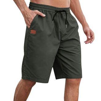 Generic Short cargo classique extensible pour homme - L&eacute;ger - Pour randonn&eacute;e, travail, voyage, camping - Avec poches, GY2., 3XL