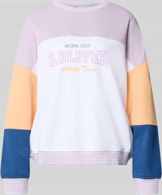 s.Oliver Red Label Relaxed Fit Sweatshirt aus Baumwoll-Mix - s.Oliver x Heidi Klum